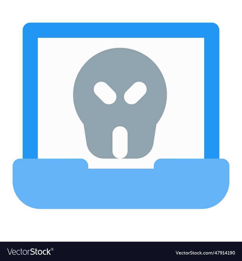 Malicious software exploiting the computer system Vector Image