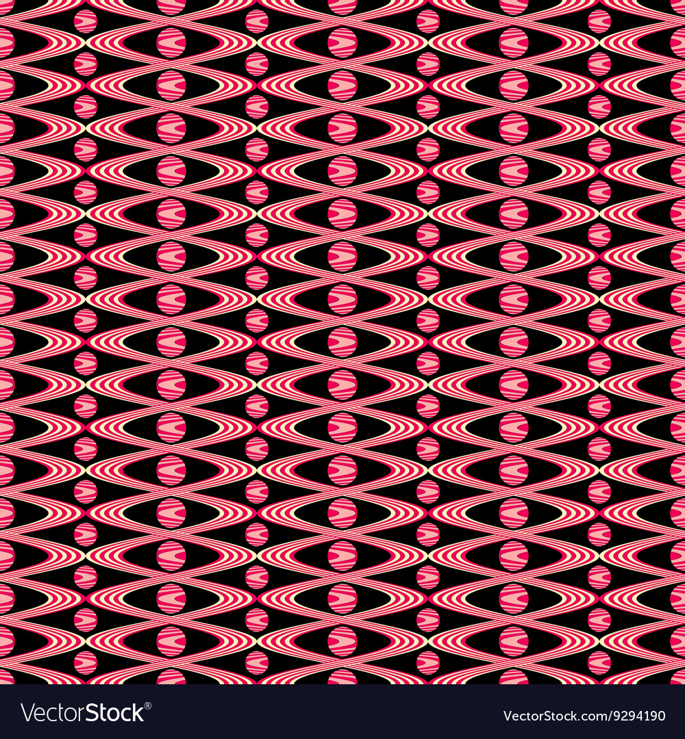 Pattern circles waves Royalty Free Vector Image
