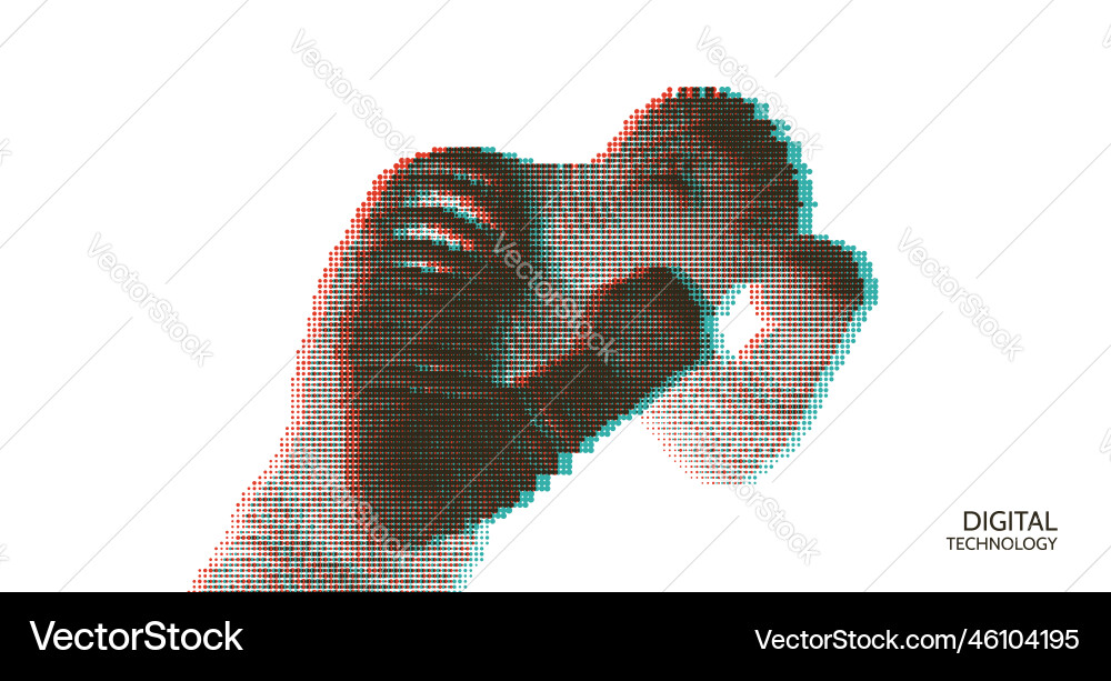 Boxer fighting man sport symbol composed Vector Image