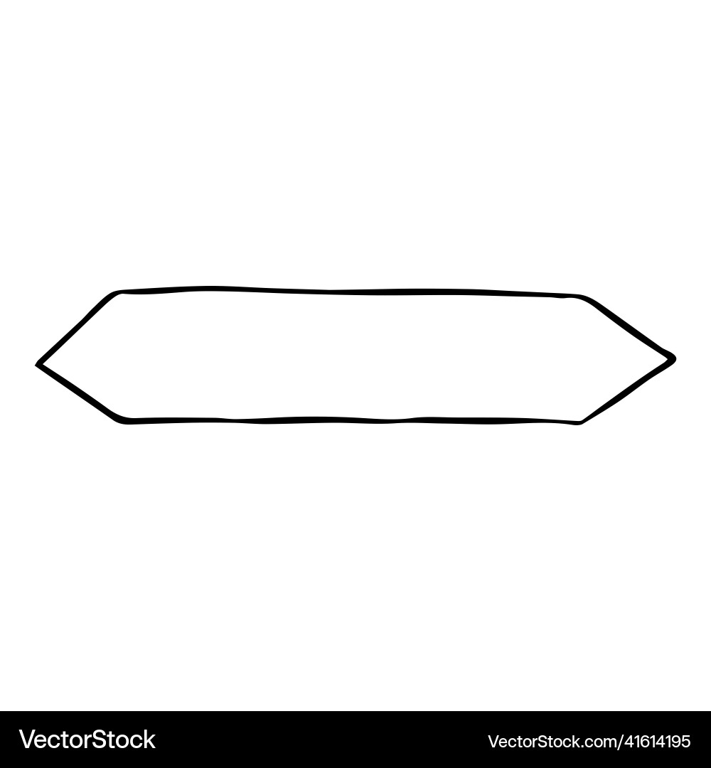 Ribbon banner sign Royalty Free Vector Image - VectorStock