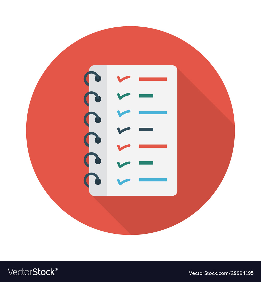 Task list Royalty Free Vector Image - VectorStock