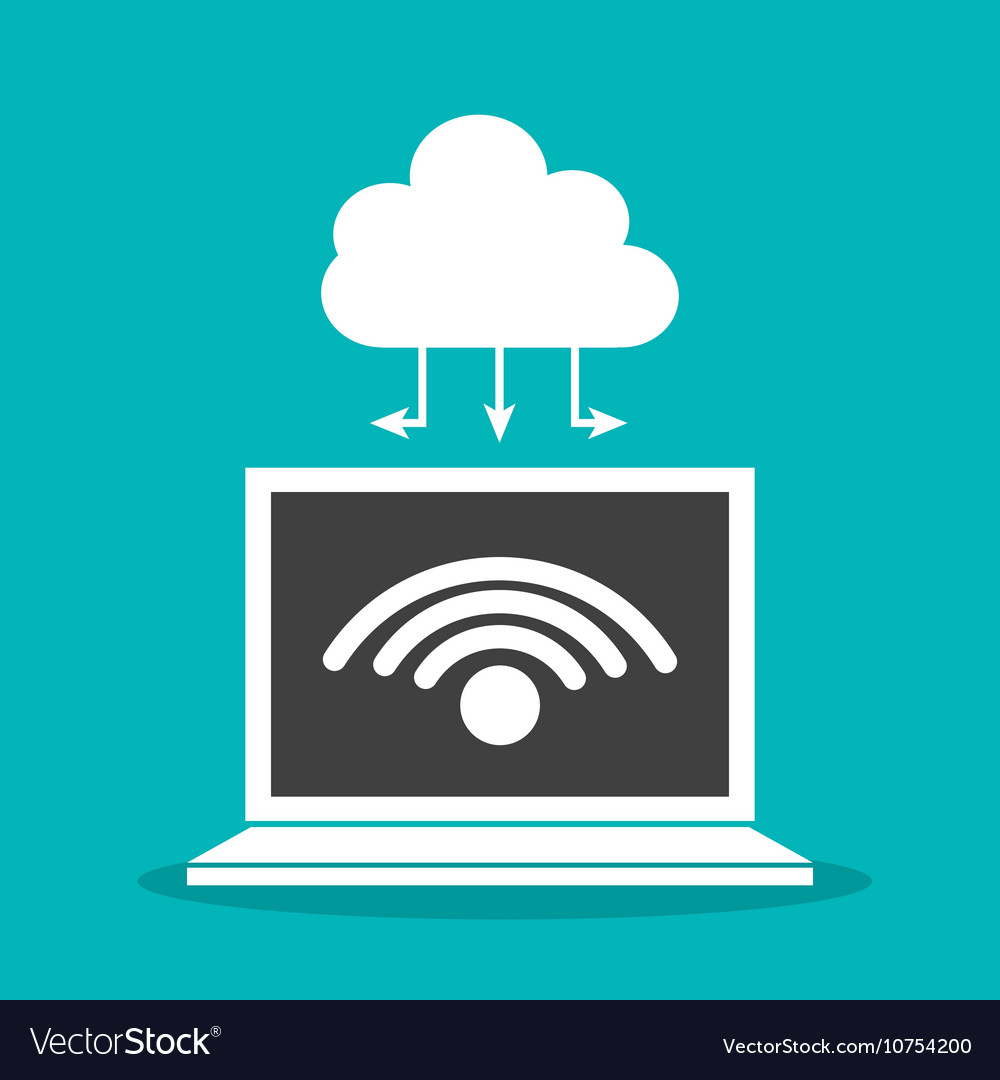 Big data center flat icons Royalty Free Vector Image