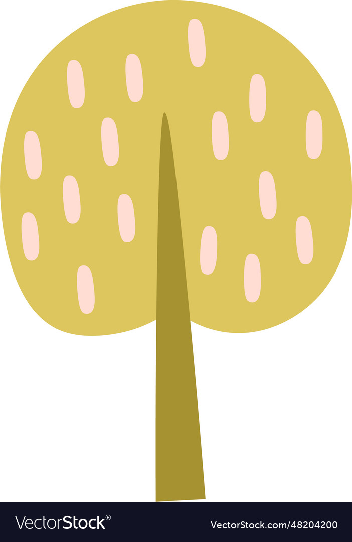Tree abstract icon Royalty Free Vector Image - VectorStock