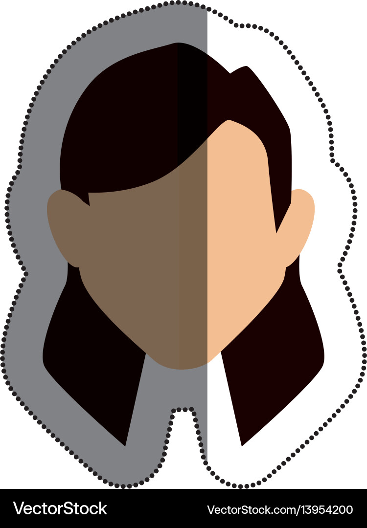 Woman avatar character icon Royalty Free Vector Image