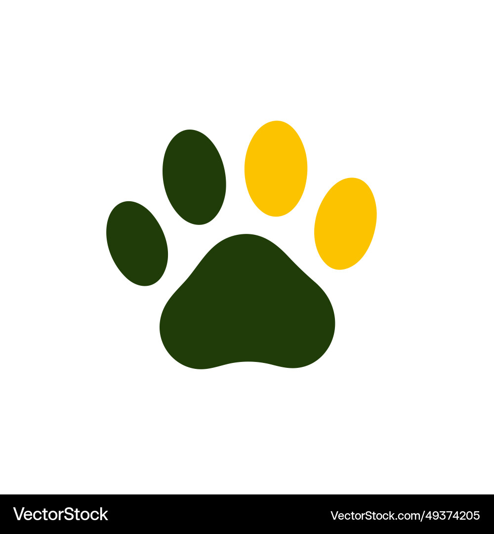 Pet obedience training filled colorful logo Vector Image