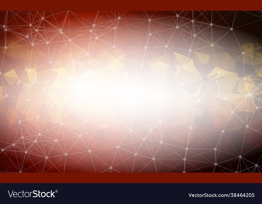Red low poly background polygonal design pattern Vector Image