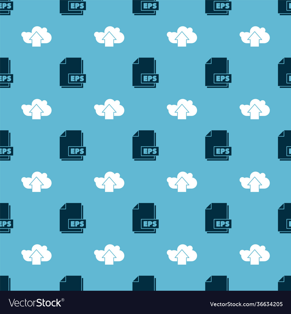 Set eps file document and cloud upload on seamless Set eps file document and cloud upload on seamless