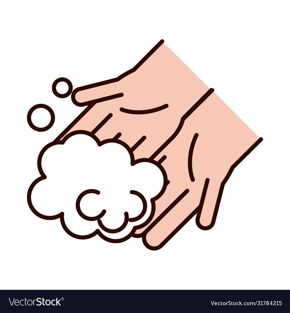 Covid19 19 coronavirus prevention wash your hands Vector Image