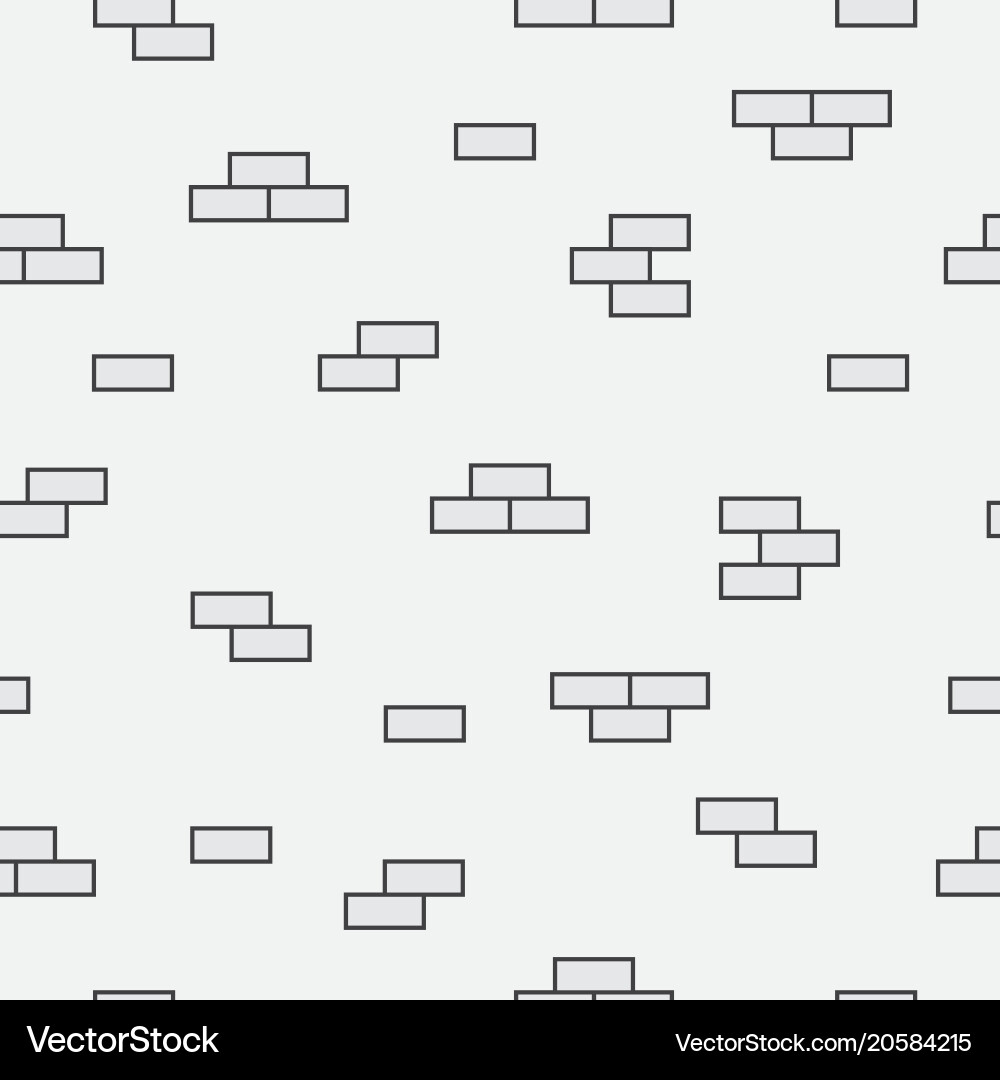 Seamless pattern of the abstract brick wall Vector Image