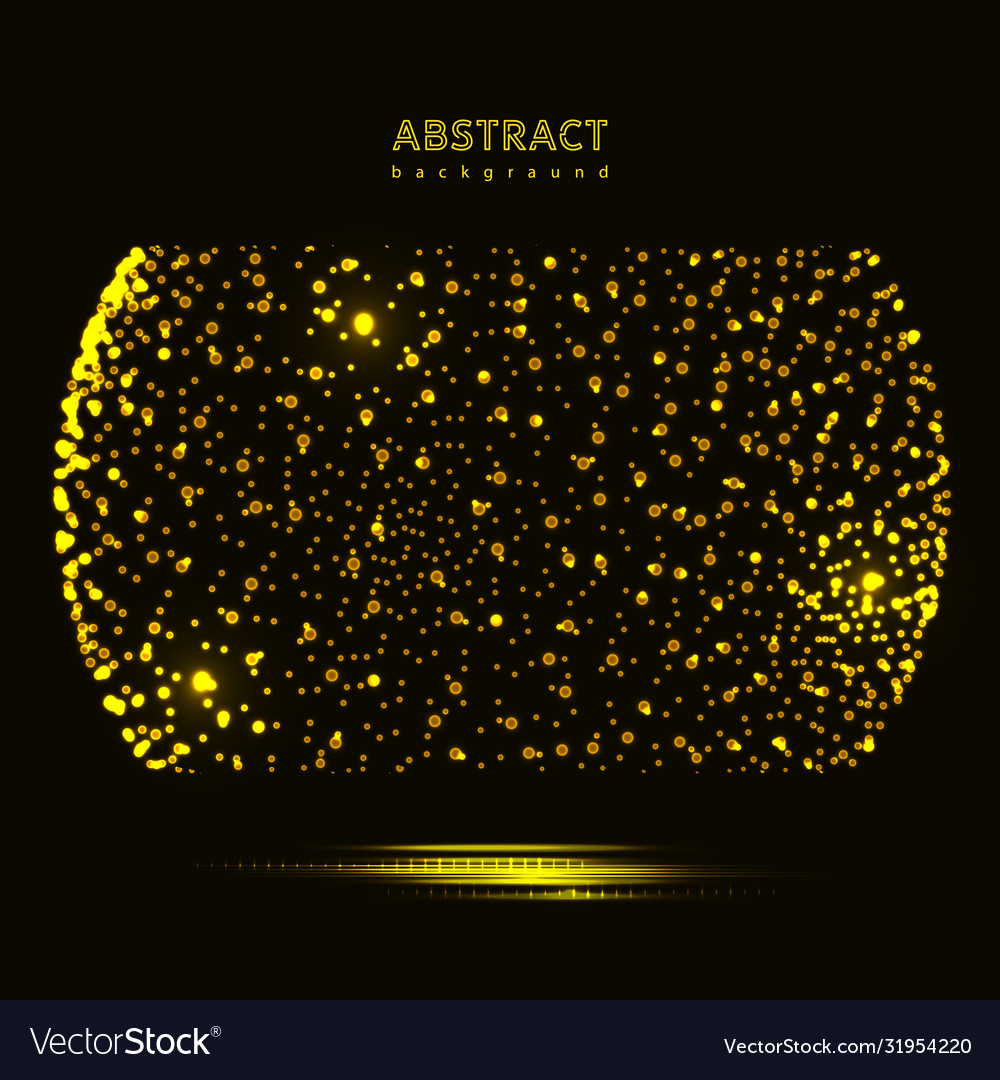 Abstract 3d Big Data Visualization Tangled Vector Image