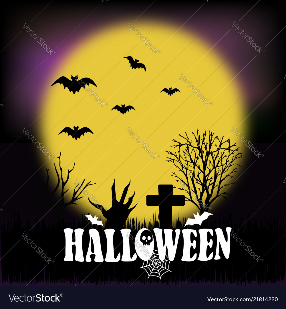 Happy halloween design element with typography Vector Image Happy halloween design element with typography Vector Image