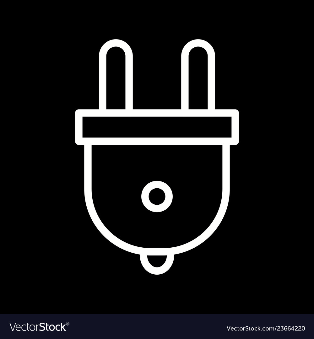 Plug icon Royalty Free Vector Image - VectorStock