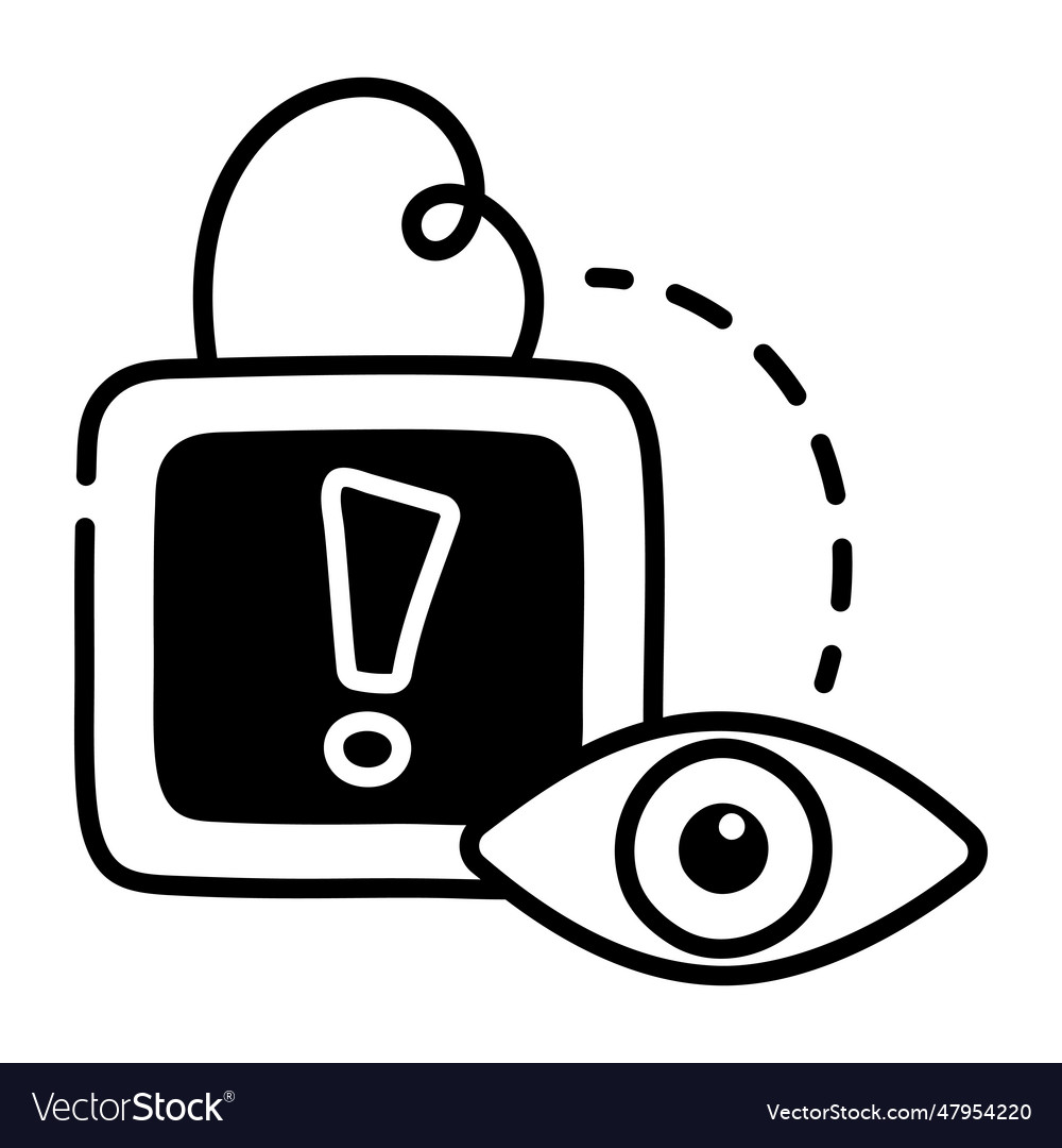 Security vision Royalty Free Vector Image - VectorStock