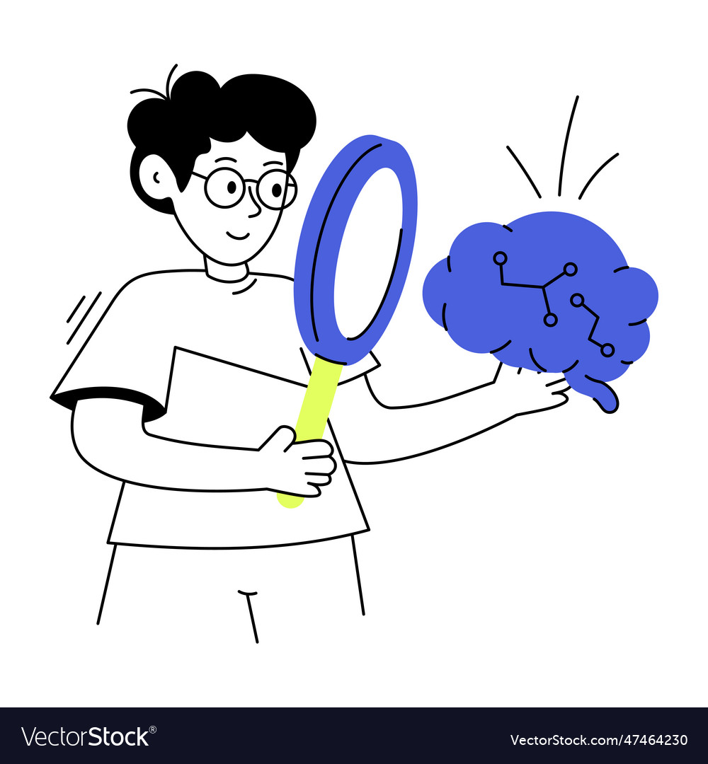 Ai search Royalty Free Vector Image - VectorStock