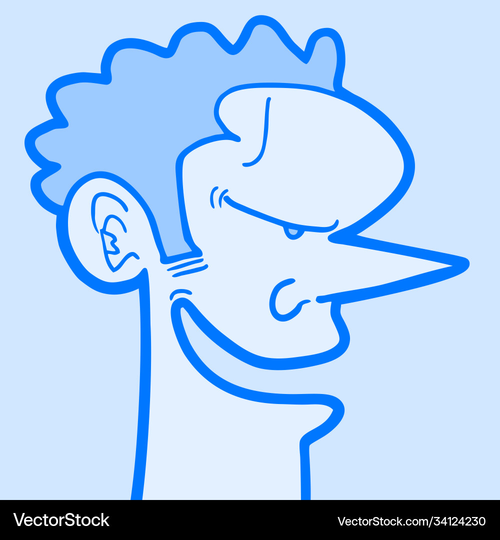 Blue people Royalty Free Vector Image - VectorStock