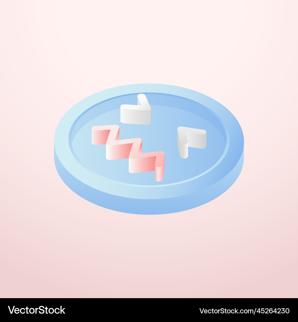 Confounded face emoticon social sticker Royalty Free Vector