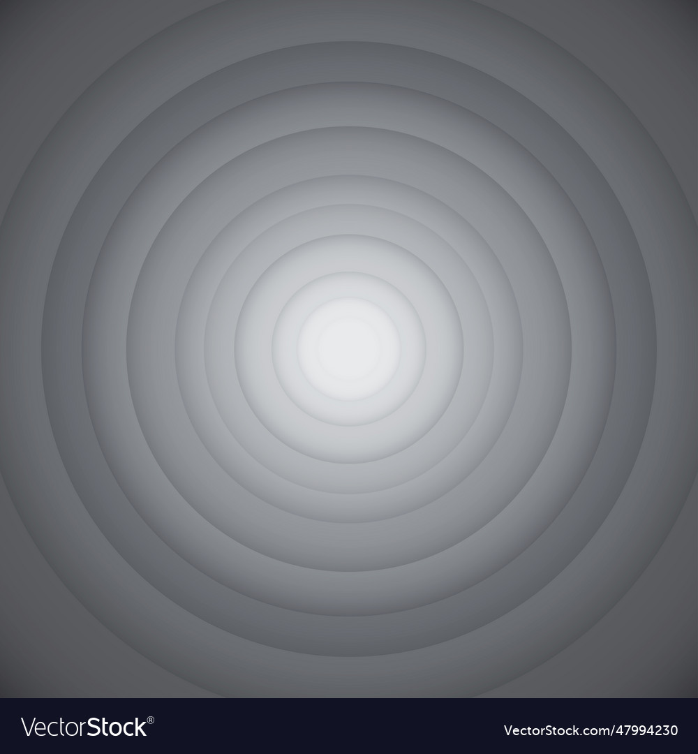 Gray round abstract background Royalty Free Vector Image