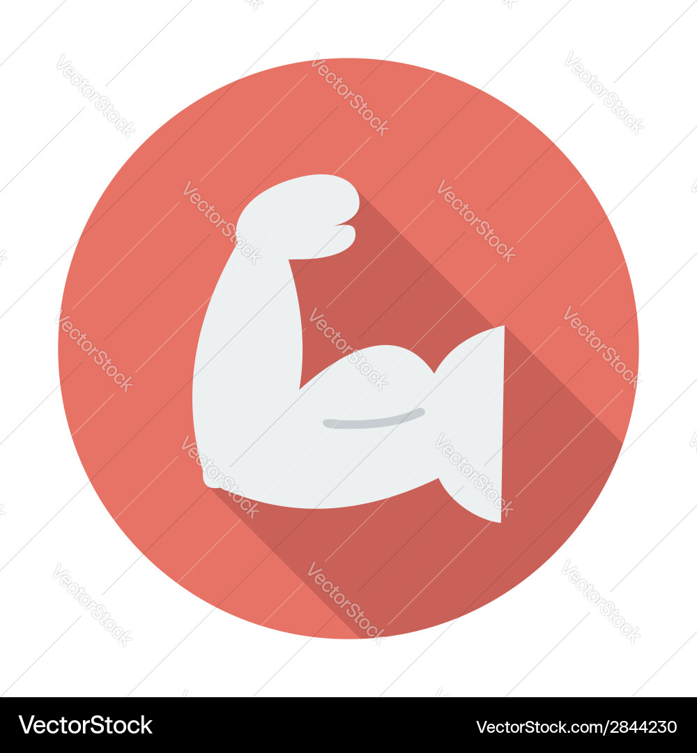 Icon of bodybuilding Royalty Free Vector Image