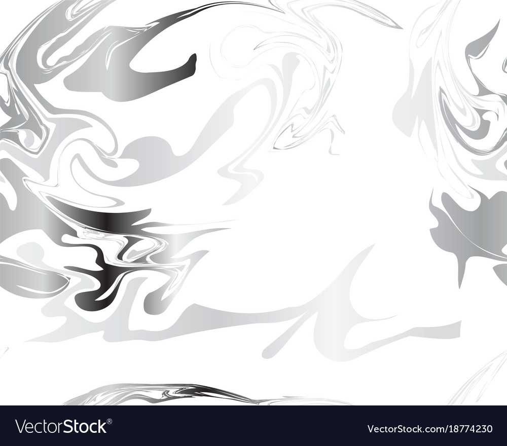 Marble silver texture seamless pattern Royalty Free Vector