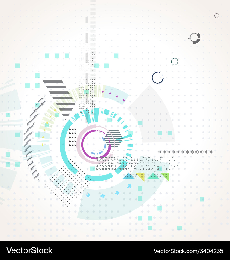 Abstract futuristic business background Royalty Free Vector