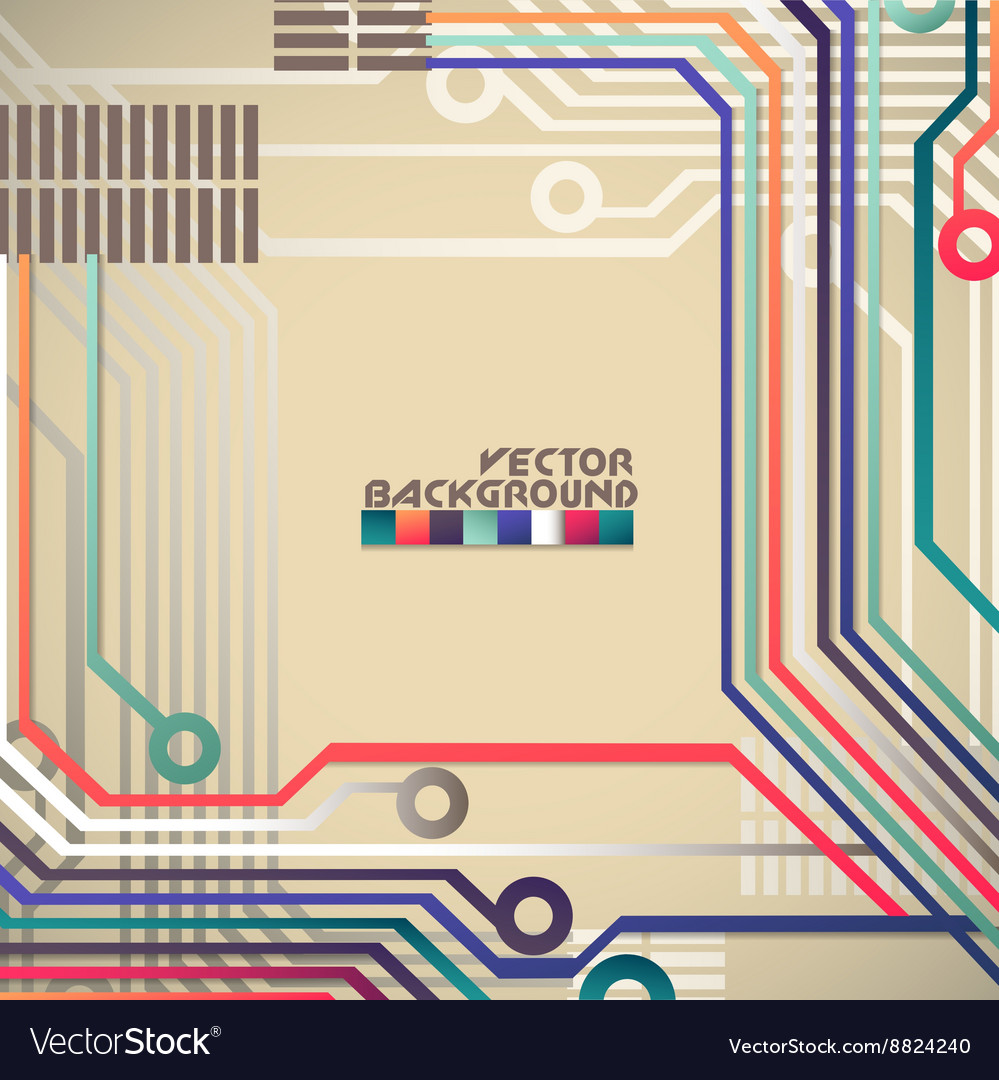 Abstract background with lines Royalty Free Vector Image