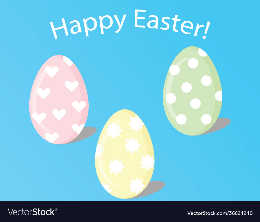Happy easter Royalty Free Vector Image - VectorStock