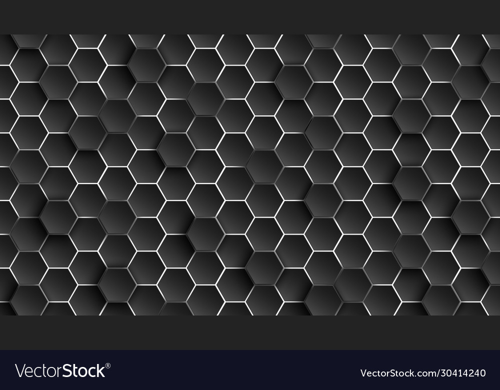 Pattern hexagon background abstract Royalty Free Vector