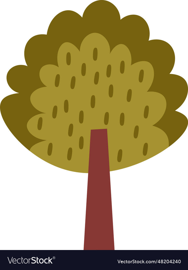 Tree abstract icon Royalty Free Vector Image - VectorStock