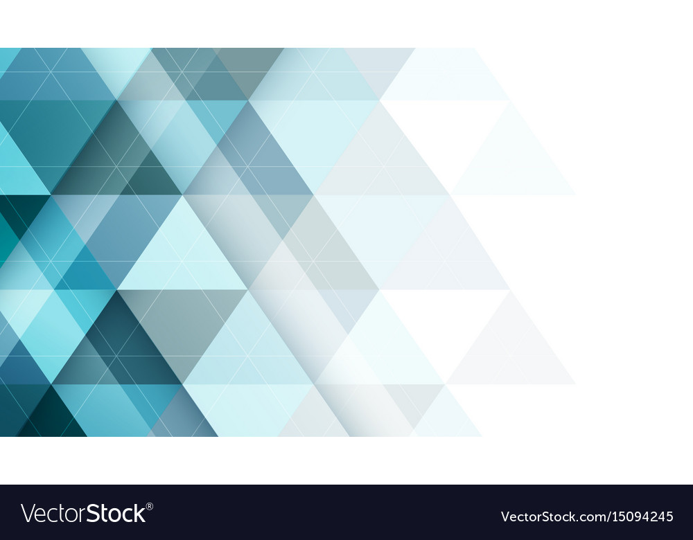 Abstract triangular symmetrical background Vector Image
