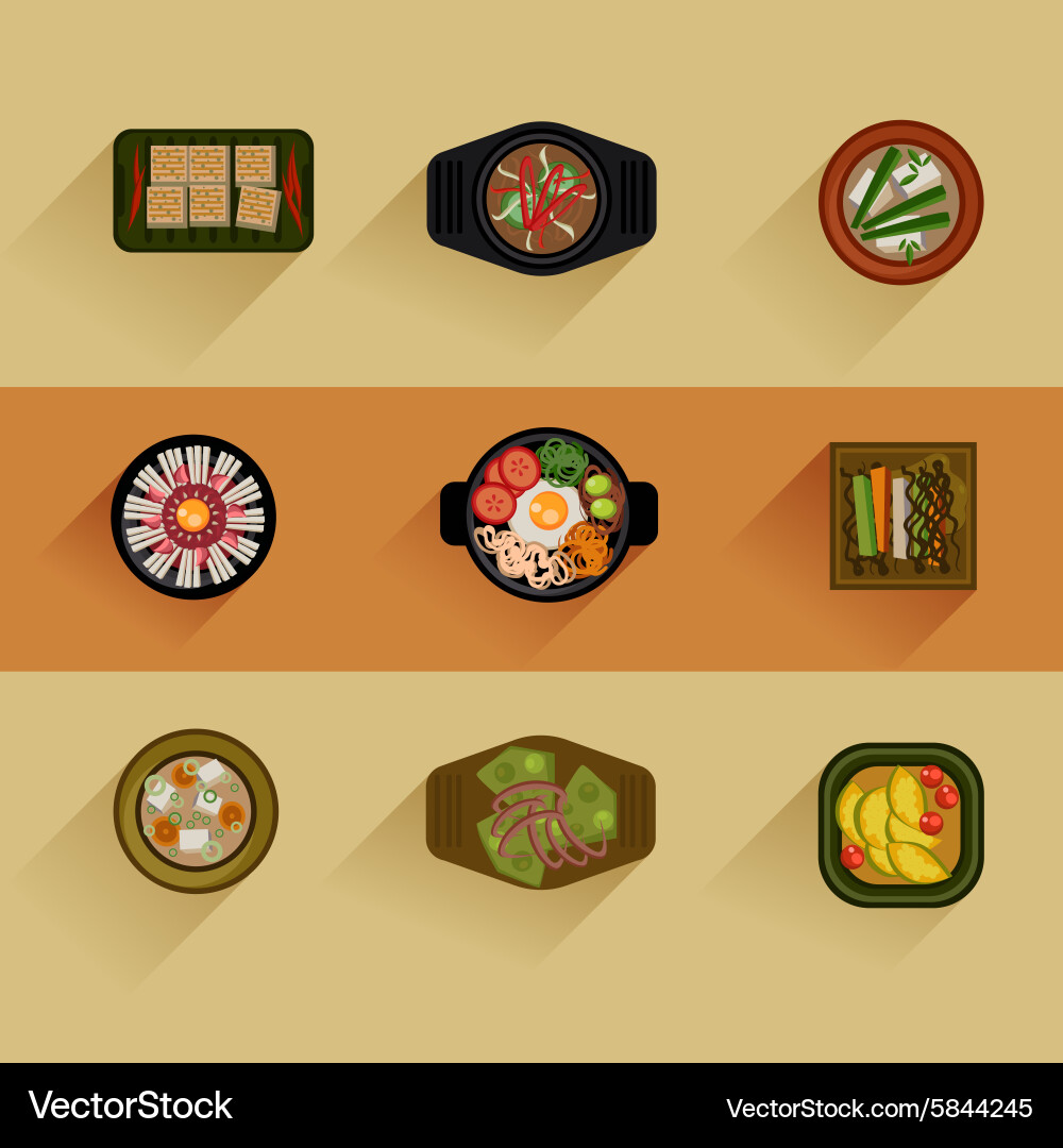 Food korean icon Royalty Free Vector Image - VectorStock