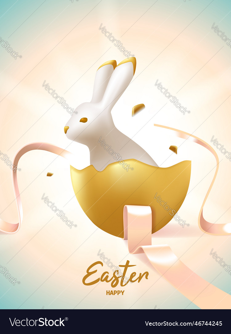 Happy easter background Royalty Free Vector Image