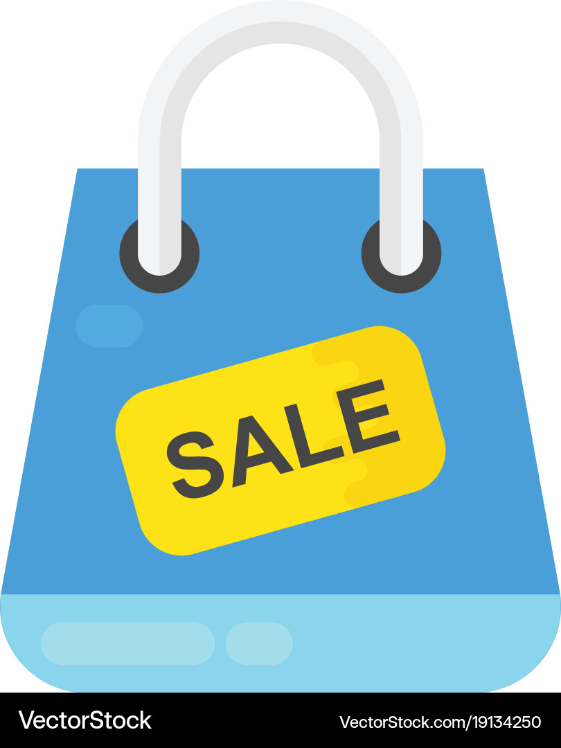 Sale shopping Royalty Free Vector Image - VectorStock