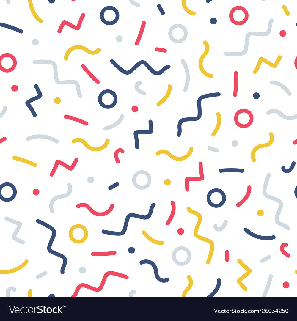 Trendy seamless creative pattern - repeatable Vector Image