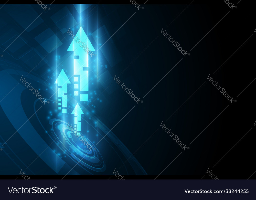 Abstract future digital speed technology Vector Image
