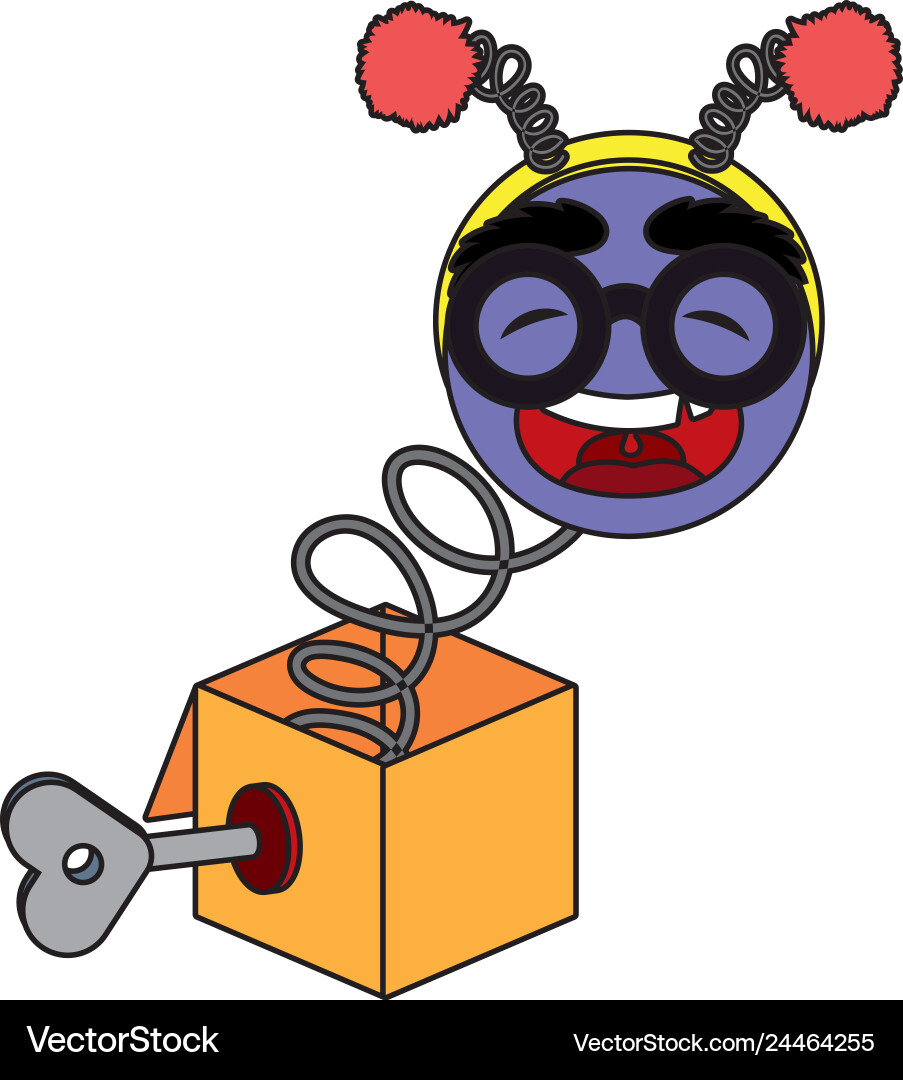 April fools day cartoon Royalty Free Vector Image