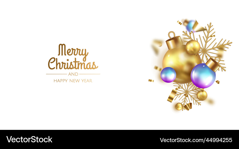 Christmas banner xmas background design Royalty Free Vector