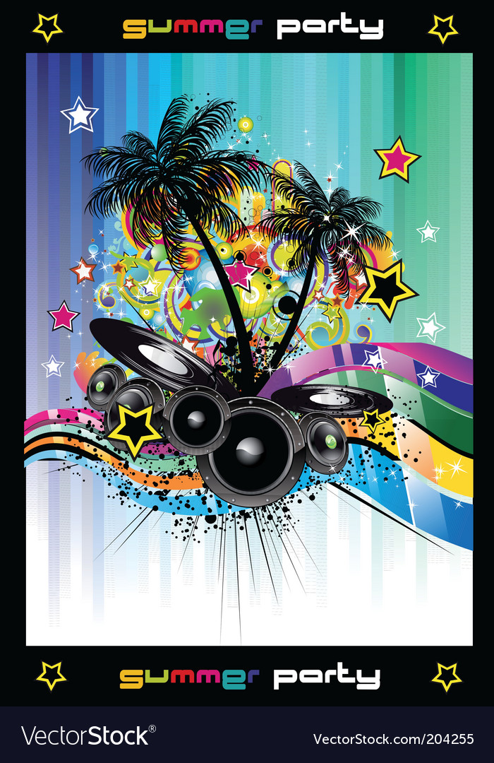 Discotheque background Royalty Free Vector Image