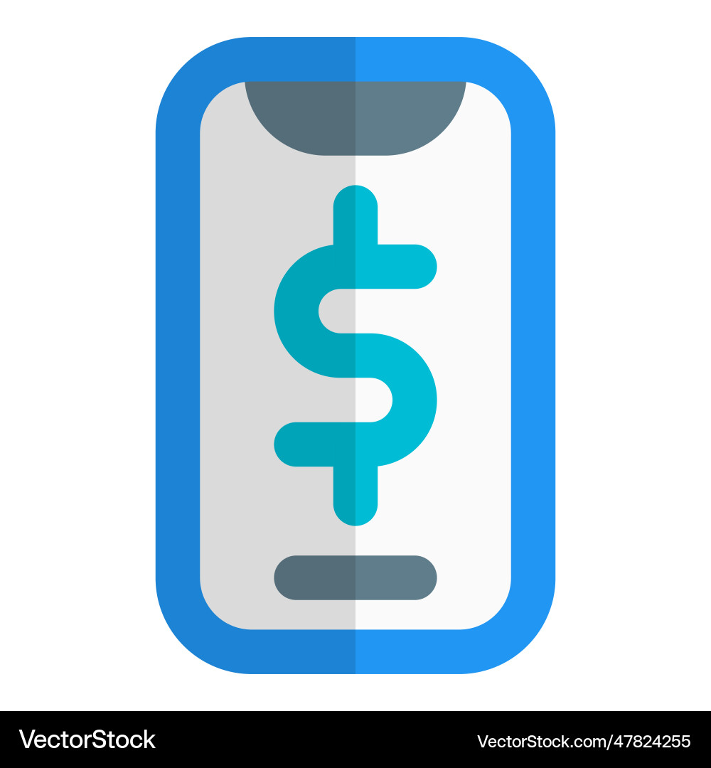 E-money a digital or online currency Royalty Free Vector