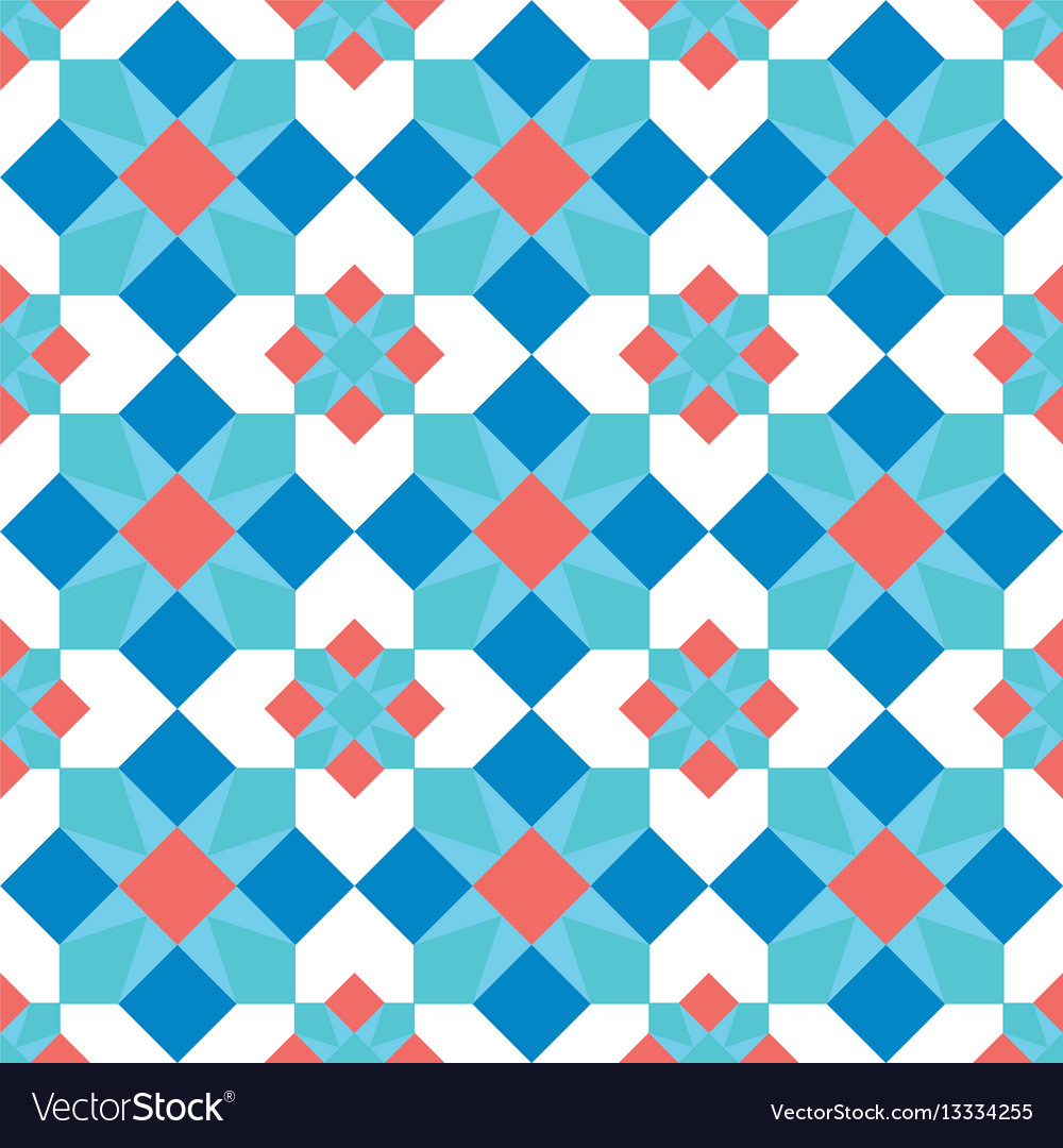 Mosaic background seamless pattern Royalty Free Vector Image