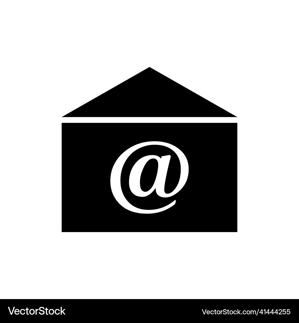 Open mail icon one of set web icons Royalty Free Vector