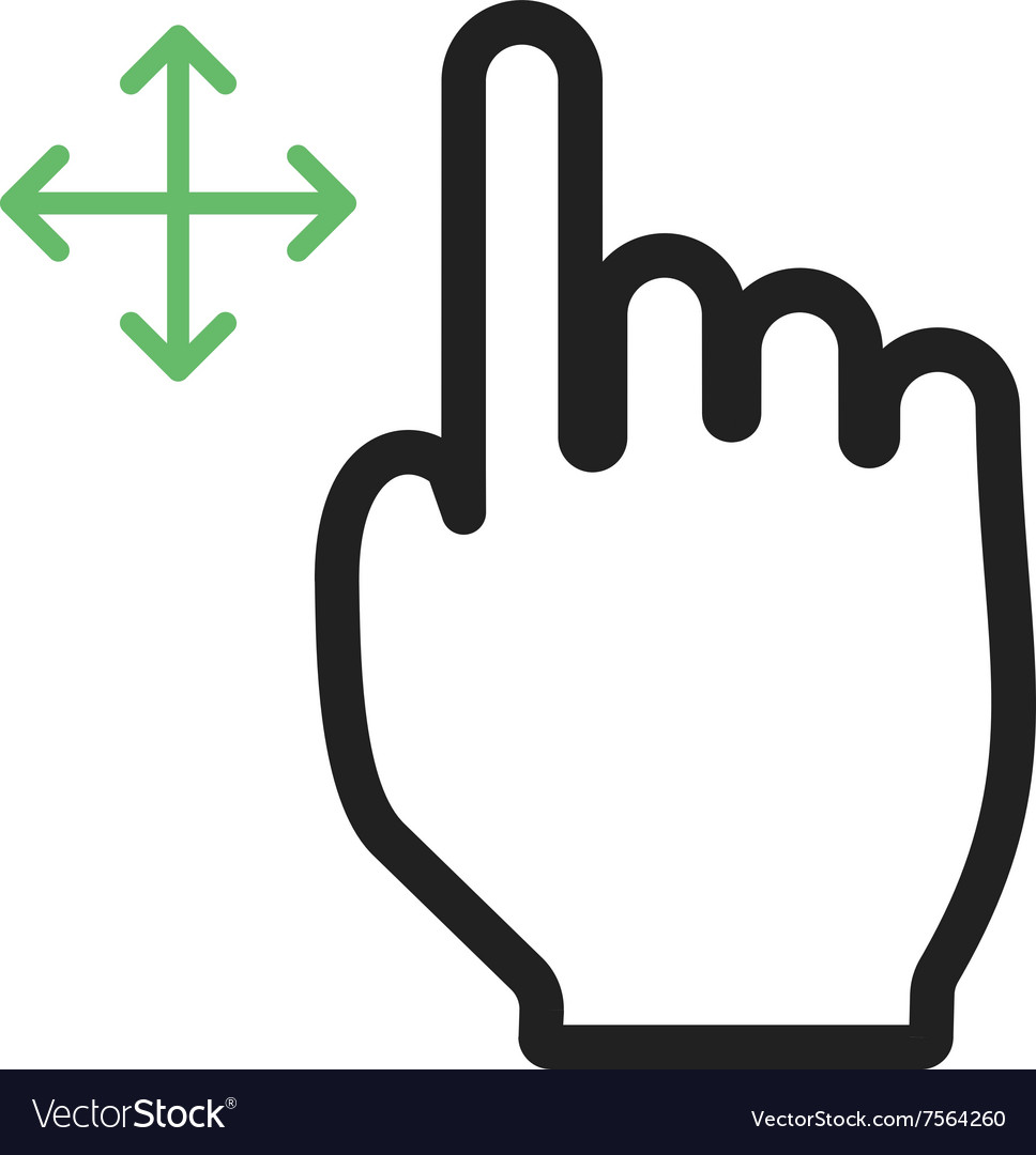 Move Royalty Free Vector Image - VectorStock