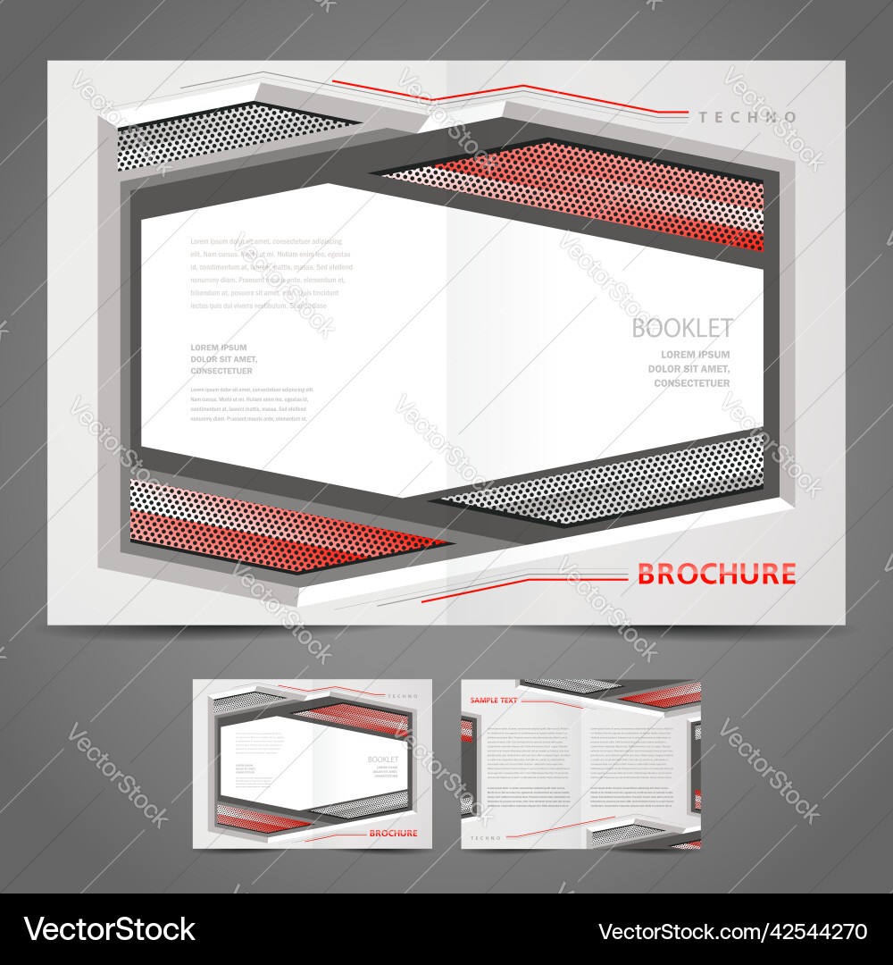 Brochure design template cover Royalty Free Vector Image