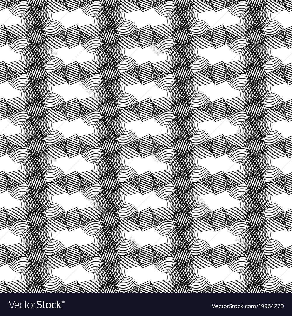 Design seamless monochrome decorative pattern Vector Image