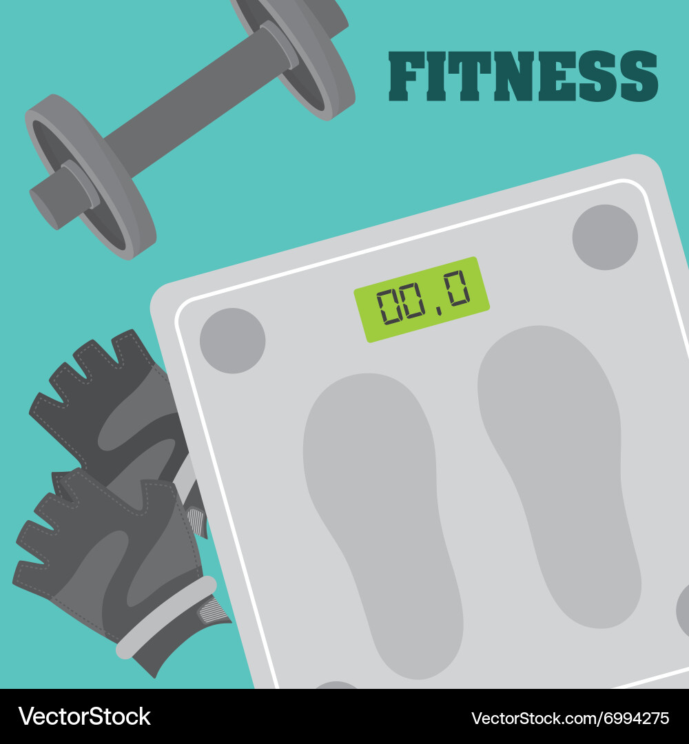 Fitness center design Royalty Free Vector Image