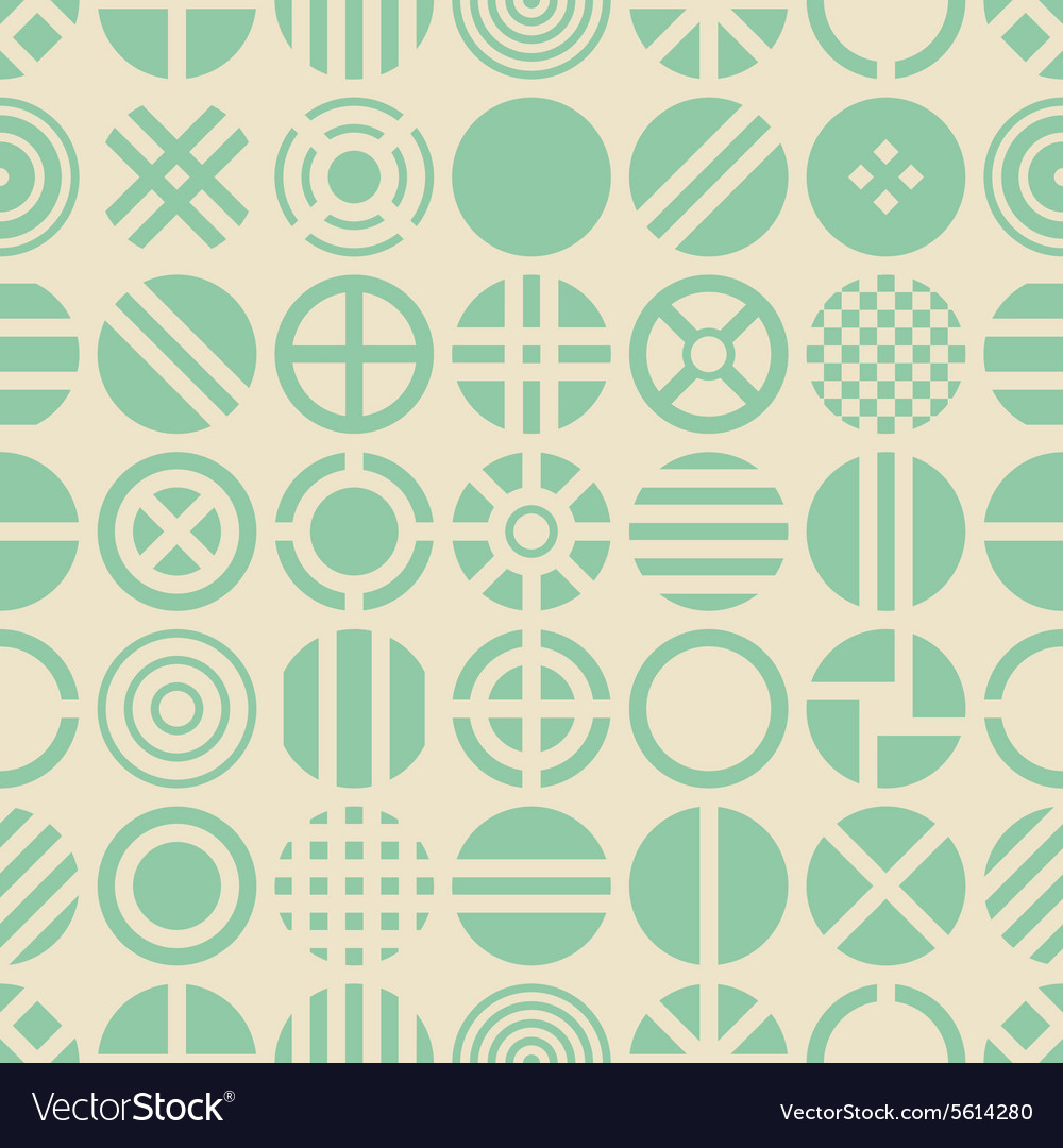 Circle seamless pattern Royalty Free Vector Image