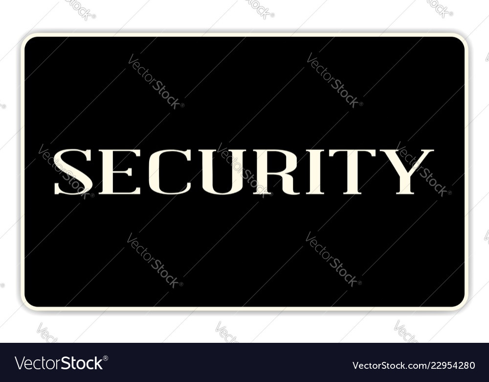 Security Royalty Free Vector Image - VectorStock