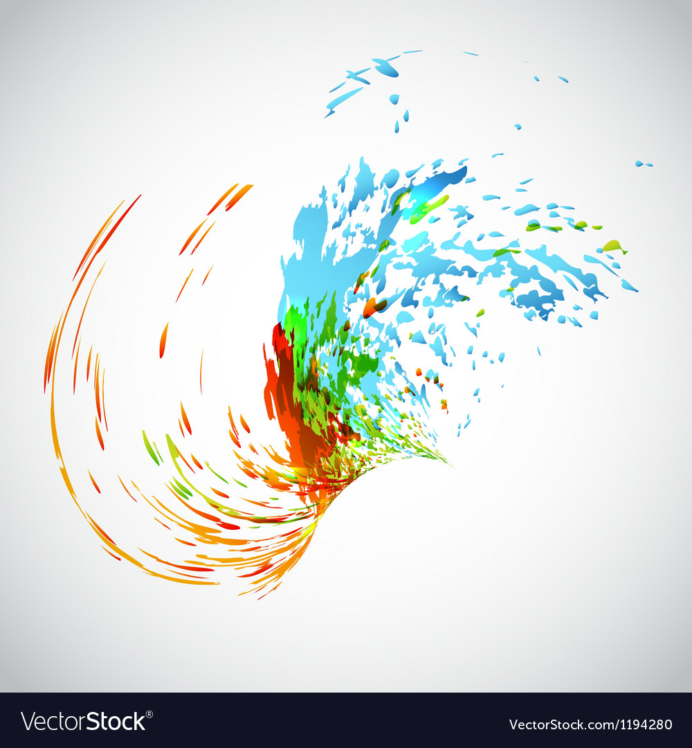Splash background Royalty Free Vector Image - VectorStock
