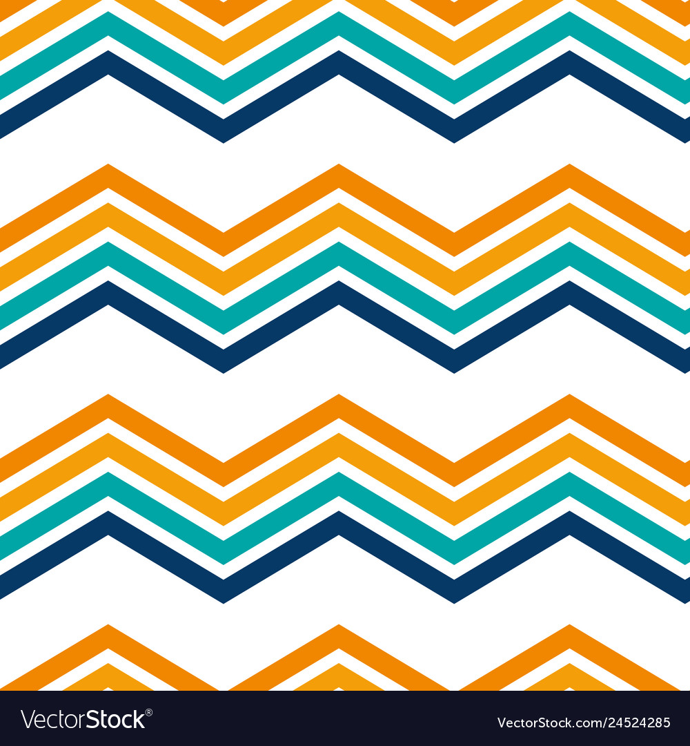 Geometric seamless zigzag pattern chevron Vector Image