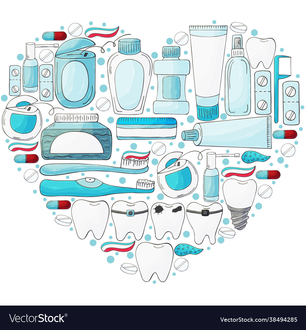 Heart set design elements Royalty Free Vector Image