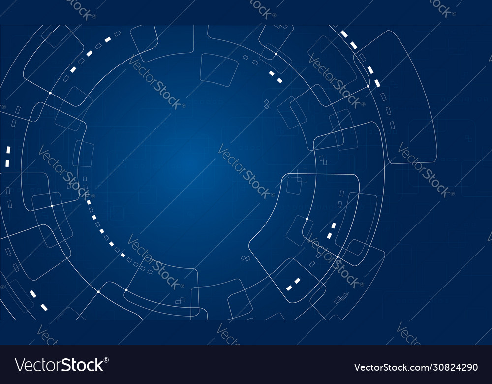 Abstract technology background design Royalty Free Vector